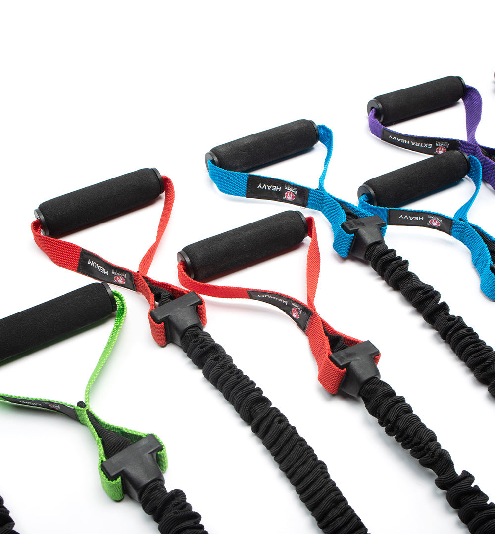 Spartan Covered Resistance Tubes with Handles: 60 inches: Workout Gear ...